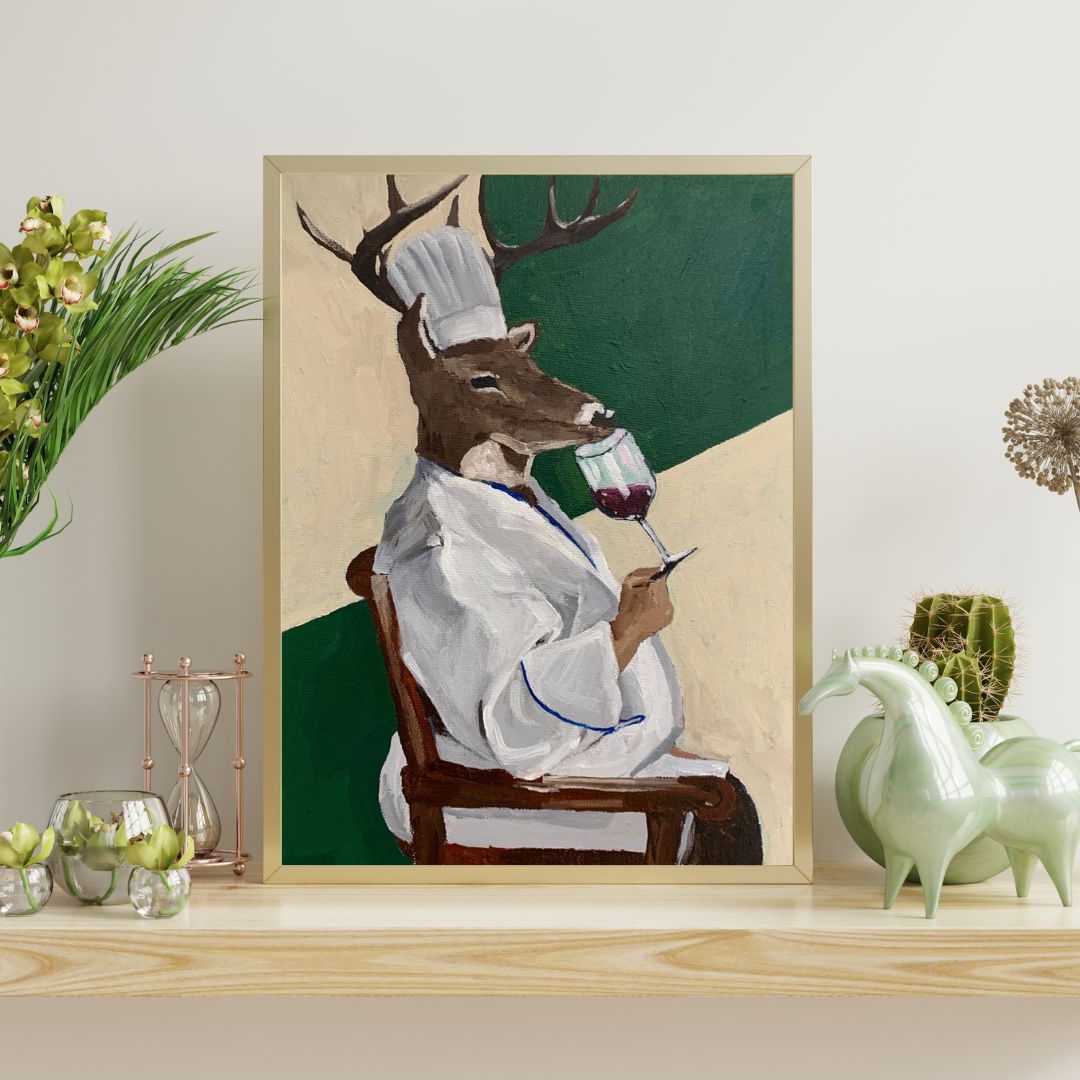 Portrait Of the Missing Chef – Emiko Mizukami Art